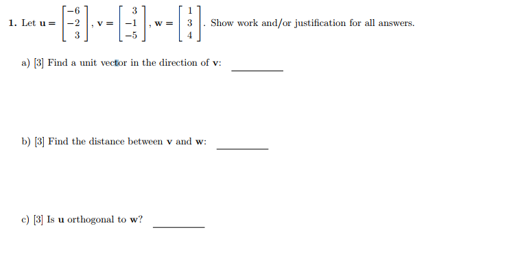 Solved 6 1 Let U 1 2 V 1 W 3 Show Work Chegg solved-6-1-let-u-1-2-v-1-w-3-show-work-chegg