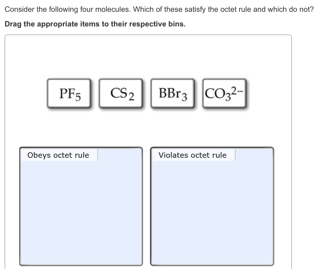 Solved Consider the following four molecules. Which of these | Chegg.com