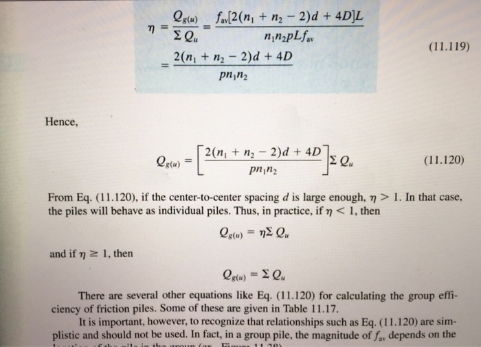 Solved where η = group efficiency (") = ultimate | Chegg.com
