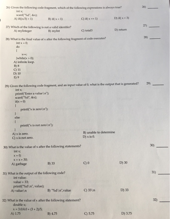 Solved Homework packet 1 | Chegg.com