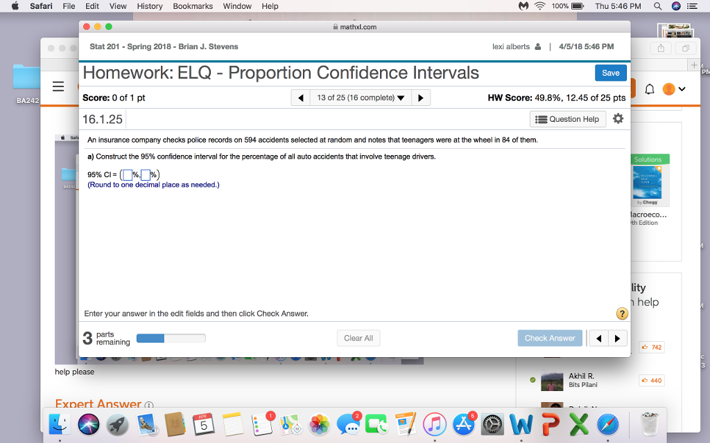 Solved Safari File Edit View History Bookmarks Window Help M | Chegg.com