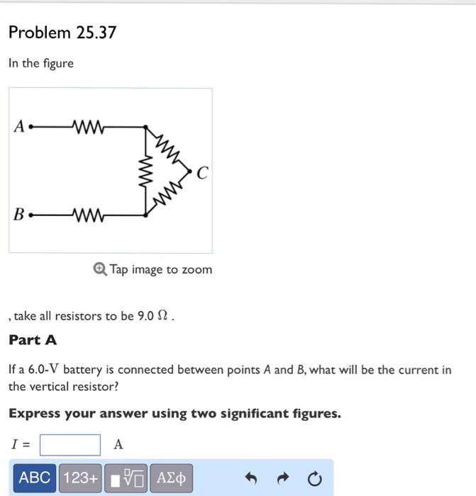 Solved In the figure, take all resistors to be 9.0 Ohm. If a | Chegg.com