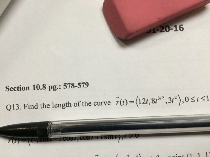 Solved Find the length of the curve r(t)=(12t,8t^3/2,3t^2) | Chegg.com