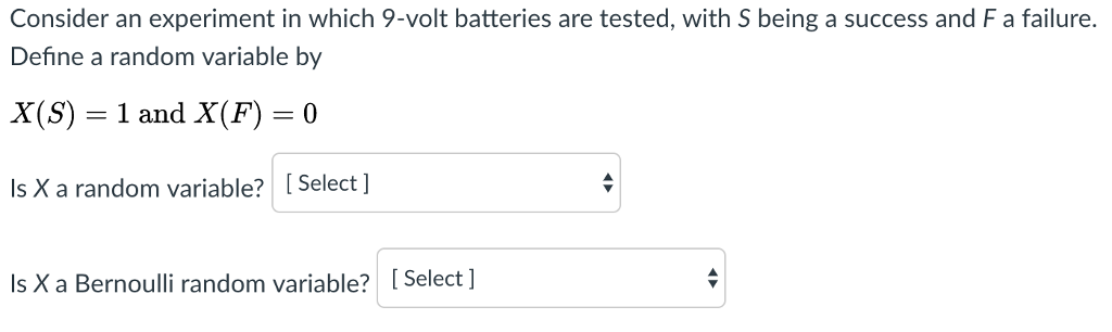 Solved Consider an experiment in which 9-volt batteries are | Chegg.com