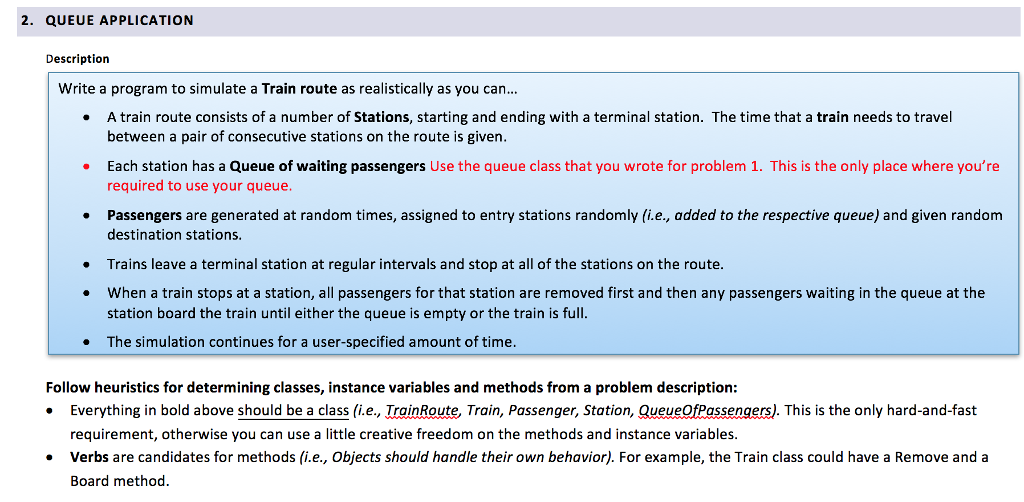 Write a program to simulate a Train route as | Chegg.com