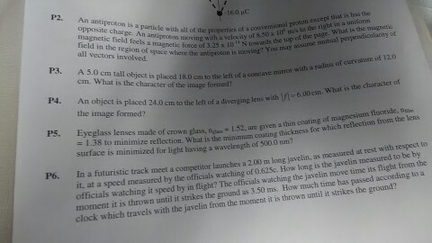 Solved A 5.0 cm tall object is placed 18.0 cm to the left of | Chegg.com
