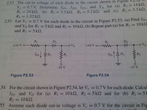 Solved The cut-in voltage of each diode in the circuit shown | Chegg.com