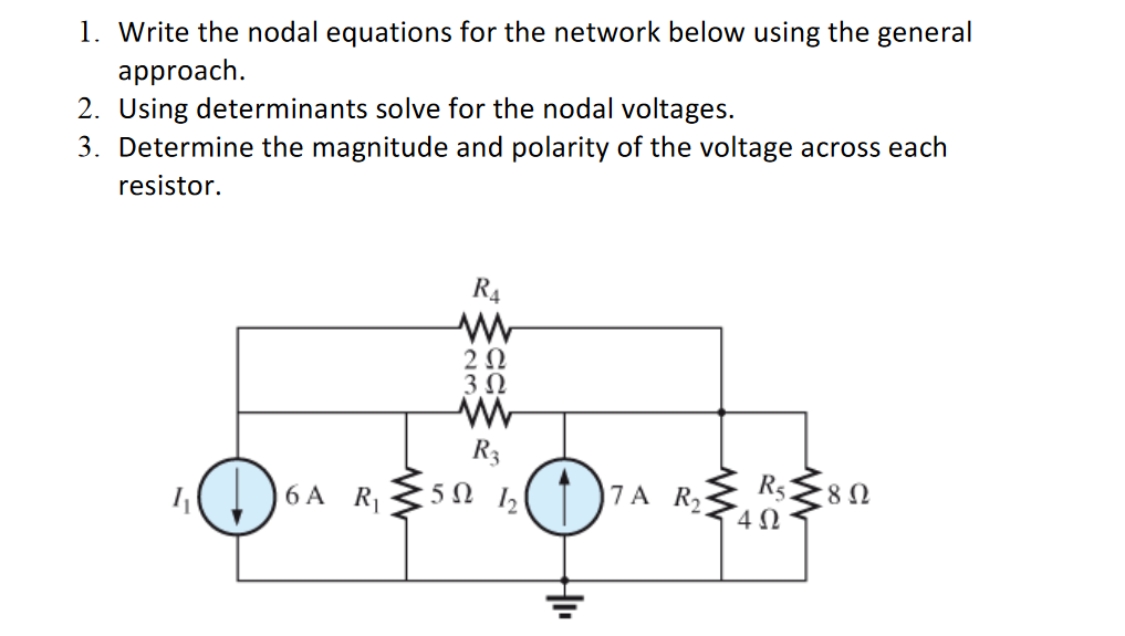 Solved Write the nodal equations for the network below using | Chegg.com Solved Write the nodal equations for the network below using | Chegg.com