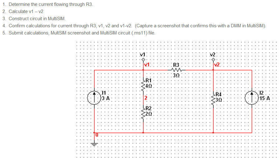 Solved Determine the current flowing through R3. Calculate | Chegg.com