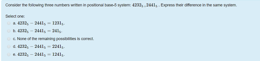 Solved Consider the following three numbers written in | Chegg.com