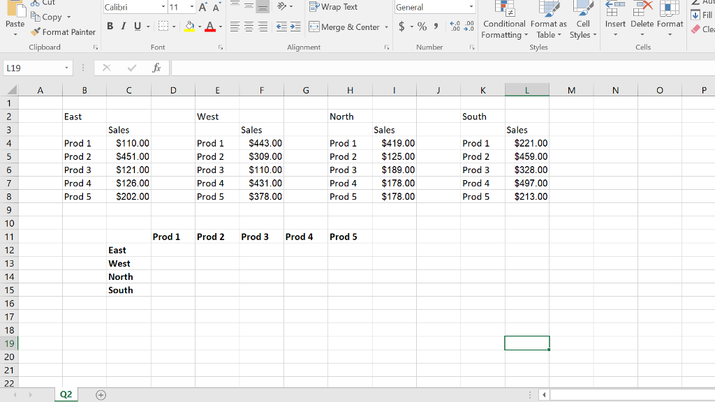 Solved Please, answer everything in excel formulas. - | Chegg.com