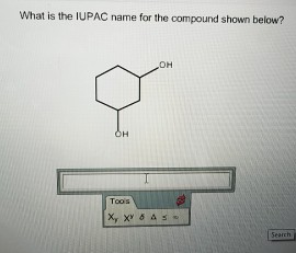 Solved What is the IUPAC name for the compound shown below? | Chegg.com