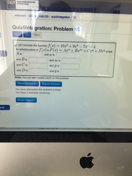 Solved Consider the function f(x) = 10x^9+9x^6-7x^4-4.An | Chegg.com