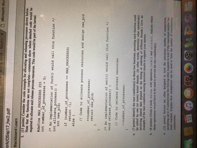 Consider the code example for allocating and | Chegg.com