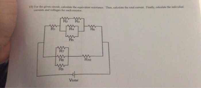 Solved For the given circuit, calculate the equivalent | Chegg.com