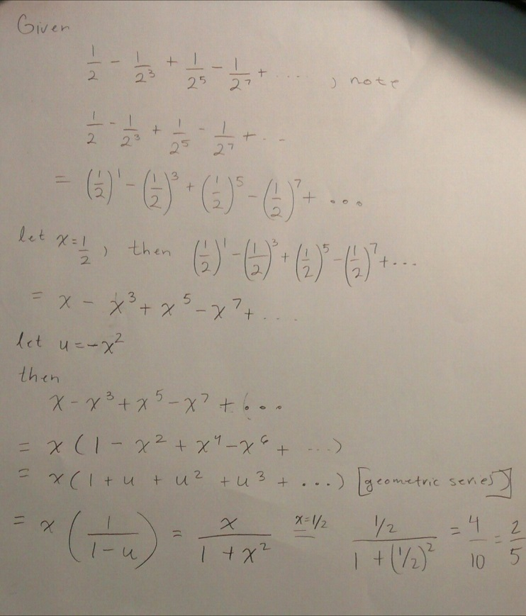 Solved Using known Taylor series expansions (such as the | Chegg.com