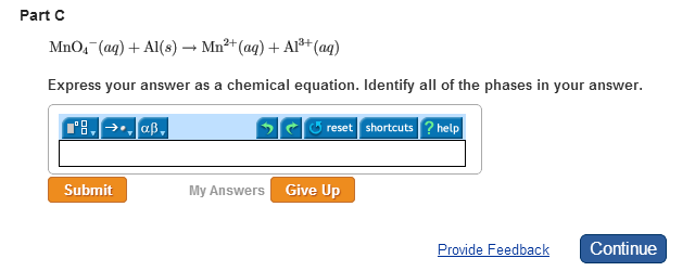 Solved MnO4-(aq) + Al(s) rightarrow Mn2+(aq) + A13+(aq) | Chegg.com