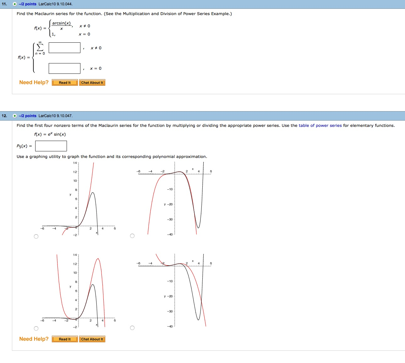 Find the Maclaurin series for the function. (See the | Chegg.com