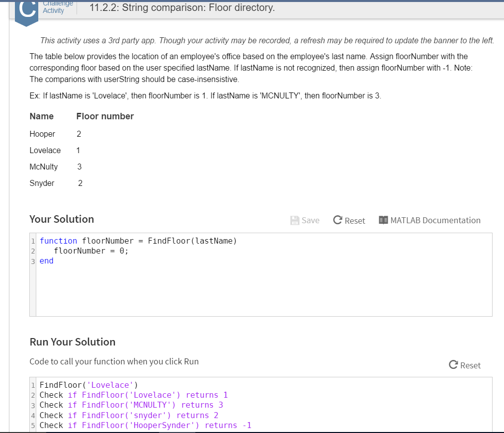 Solved The table below provides the location of an | Chegg.com