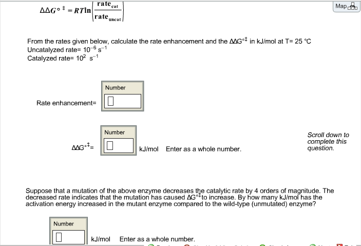 Solved Enzymes accelerate reaction rates by 107 to 1017 | Chegg.com