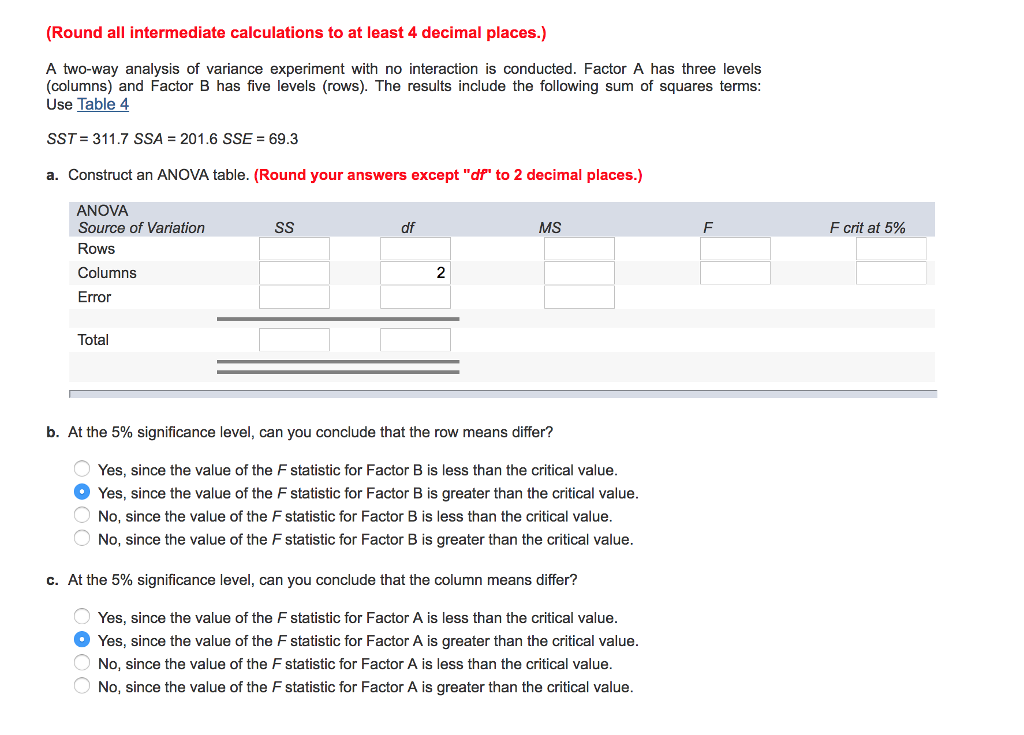 Solved (Round all intermediate calculations to at least 4 | Chegg.com