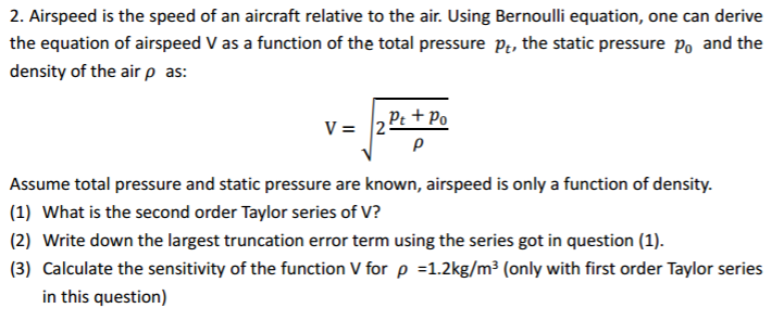 Airspeed is the speed of an aircraft relative to the | Chegg.com