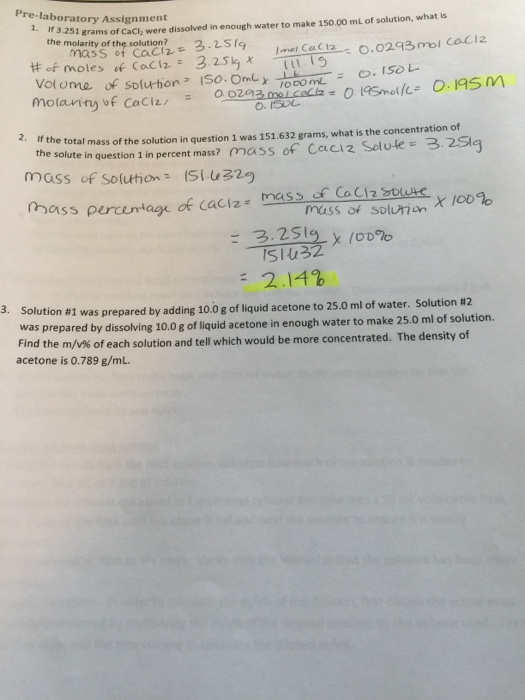 Solved If 3.251 grams of CaCl_2 were dissolved in enough | Chegg.com