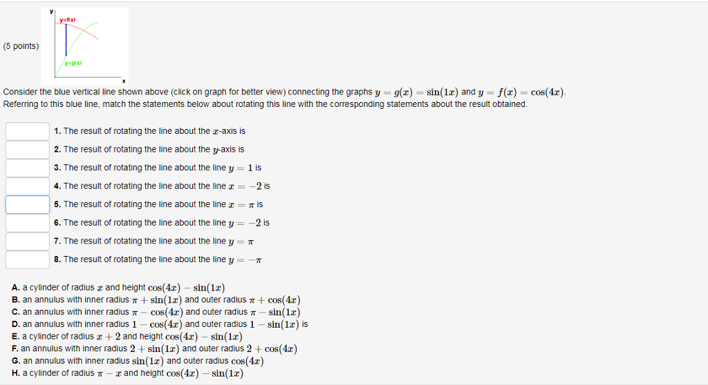 Solved (5 points) y=g(x) Consider the blue vertical line | Chegg.com Solved (5 points) y=g(x) Consider the blue vertical line | Chegg.com