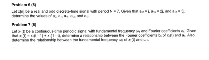 Solved Let x[n] be a real and odd discrete-time signal with | Chegg.com