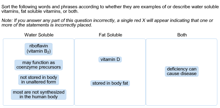 Solved Sort the following words and phrases according to | Chegg.com