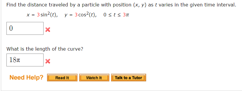 Solved Find the distance traveled by a particle with | Chegg.com