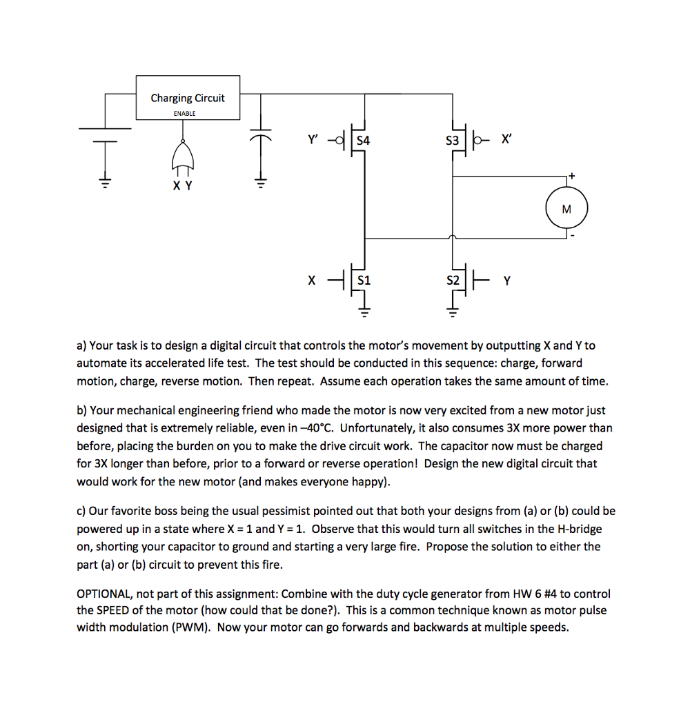 Solved One type of DC motor drive circuit known as the | Chegg.com