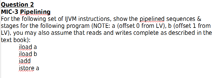 Solved Question 2 MIC-3 Pipelining For the following set of | Chegg.com Solved Question 2 MIC-3 Pipelining For the following set of | Chegg.com