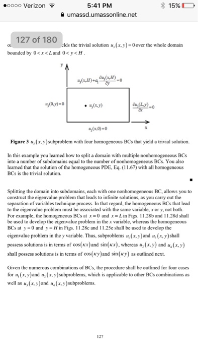 Solved .oooo Verizon 5:41 PM 15% D umassd.umassonline.net | Chegg.com