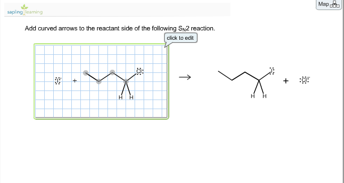 Solved Map pling Add curved arrows to the reactant side of | Chegg.com