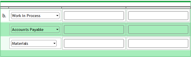 Solved Entries for Materials Bullock Furniture Company | Chegg.com