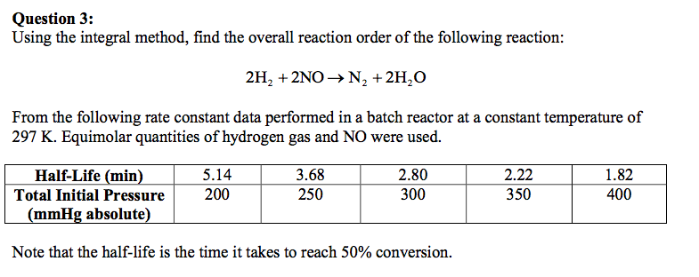 Question 3: Using the integral method, find the | Chegg.com
