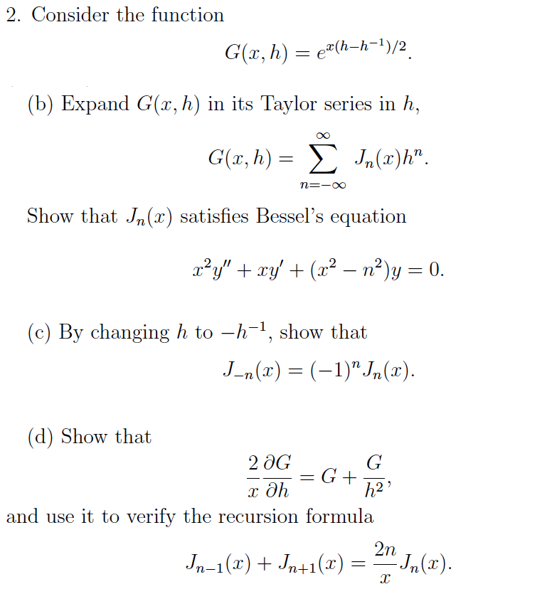 Solved Consider The Function G x Y E x h h 1 2 Chegg