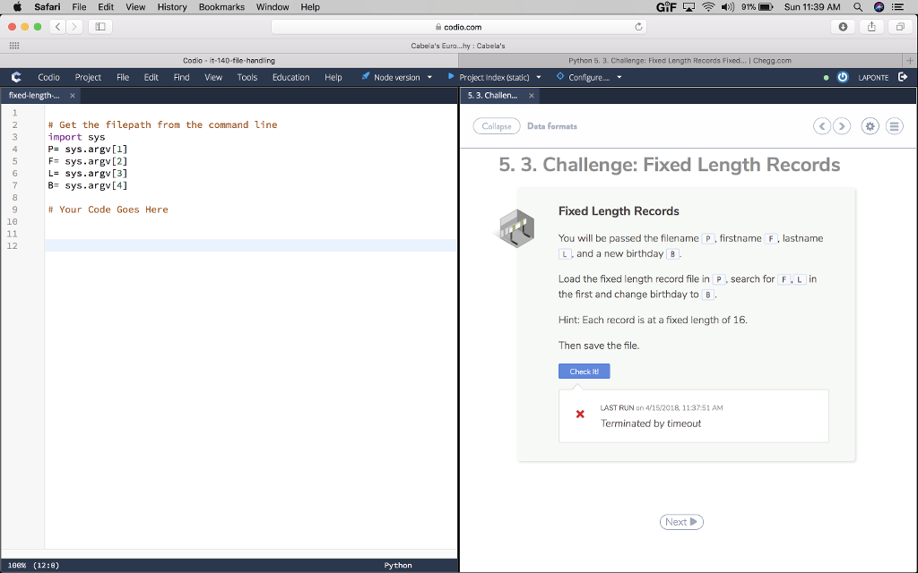 i Safari File Edit View History Bookmarks Window Help | Chegg.com