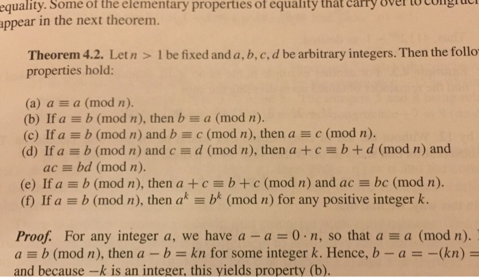 Solved Let n > 1 be fixed and a, b, c, d be arbitrary | Chegg.com