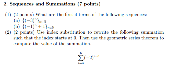 Solved 4) (3 points) Give an example of a function from N to | Chegg.com