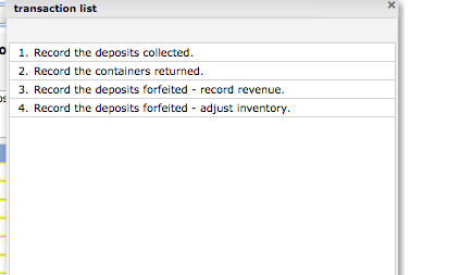 Solved Record the deposits collected. Record the containers | Chegg.com