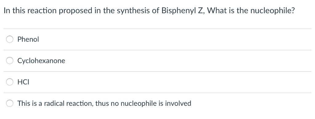 Solved Scheme 1. Synthesis of Bisphenol Z, | Chegg.com