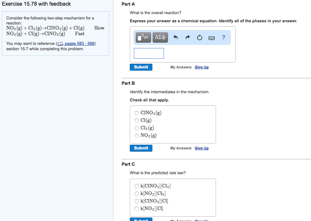 Solved Consider the following two-step mechanism for a | Chegg.com