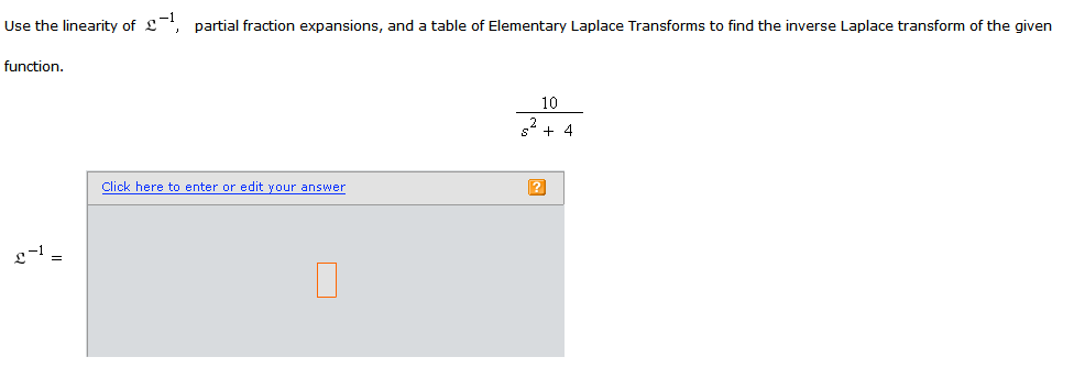 Solved Use the linearity of partial fraction expansions, | Chegg.com