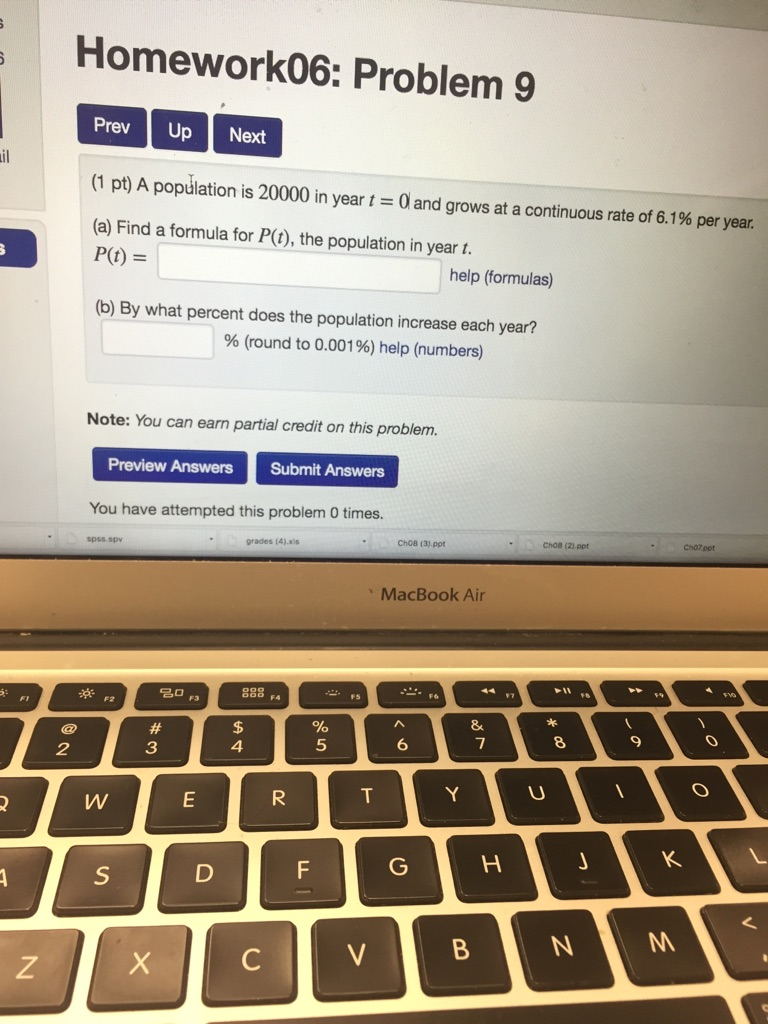 Solved Homework06: Problem 9 Prev Up Next (1 pt) A | Chegg.com