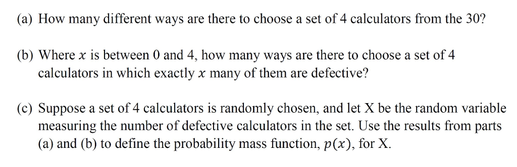 Solved (a) How many different ways are there to choose a set | Chegg.com