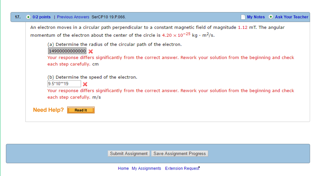 Solved An electron moves in a circular path perpendicular to | Chegg.com