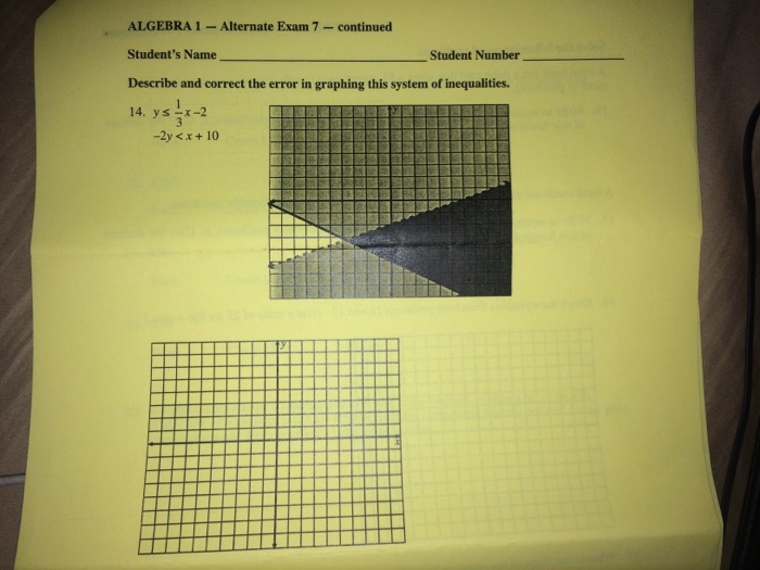 Solved Describe and correct the error in graphing this | Chegg.com