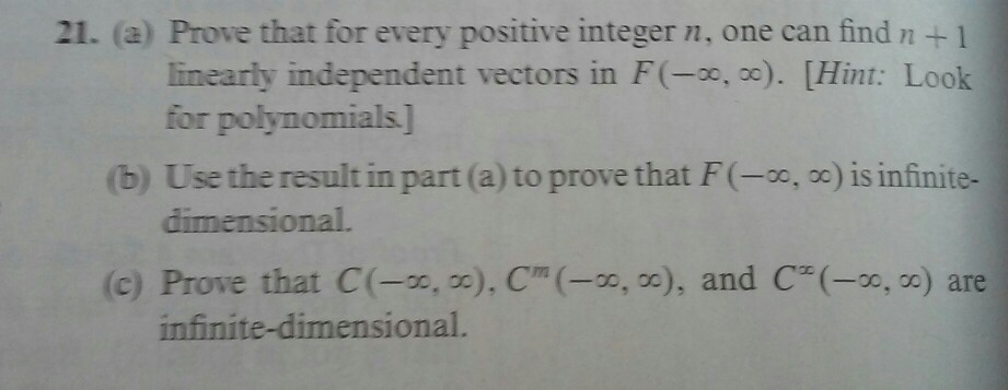 21. (a) Prove that for every positive integer n, one | Chegg.com